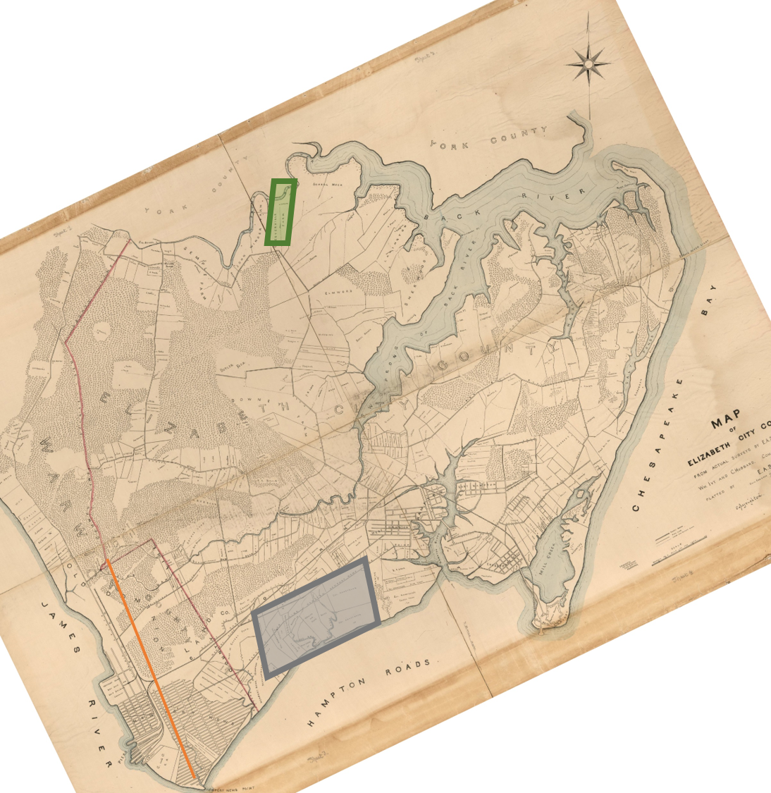 Wythe and Southfield Districts in Elizabeth City County, Virginia ...