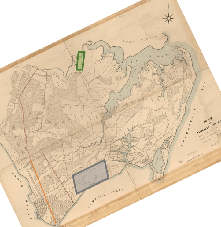 Wythe and Southfield Districts in Elizabeth City County, Virginia ...