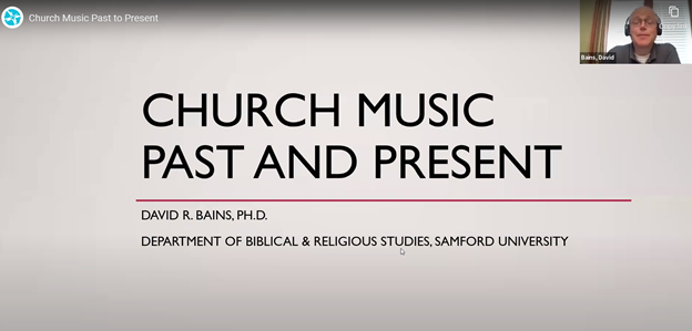 Church Music: Past and Present – Chasing Churches