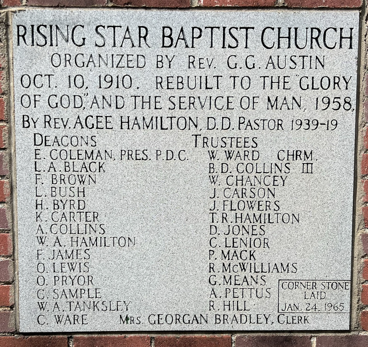 Rising Star Baptist Church – Chasing Churches